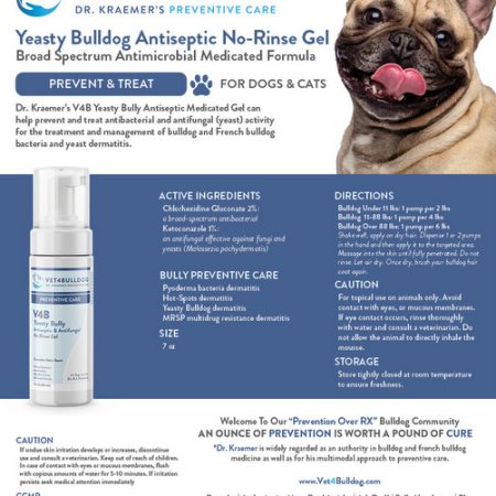 Skin infection in bulldogs antiseptic basic care bundle - VET4BULLDOG