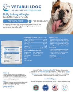 Allergic Itchy Skin Chews for Bulldogs and French Bulldogs- VET4BULLDOG
